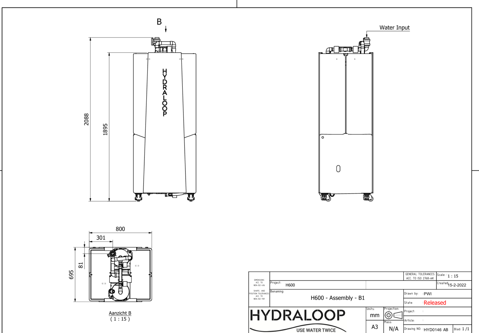 Installation Manual – Hydraloop H600 2.0 – Info Center